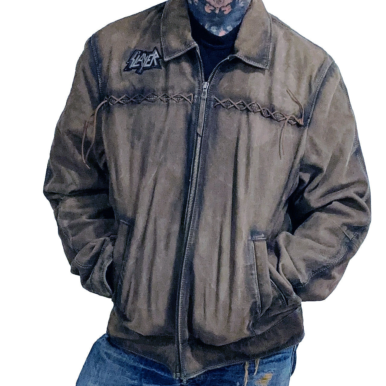 COWBOYS & DEMONS- "SAHARA" Leather Jacket in Faded Brown – Cowboys and ...